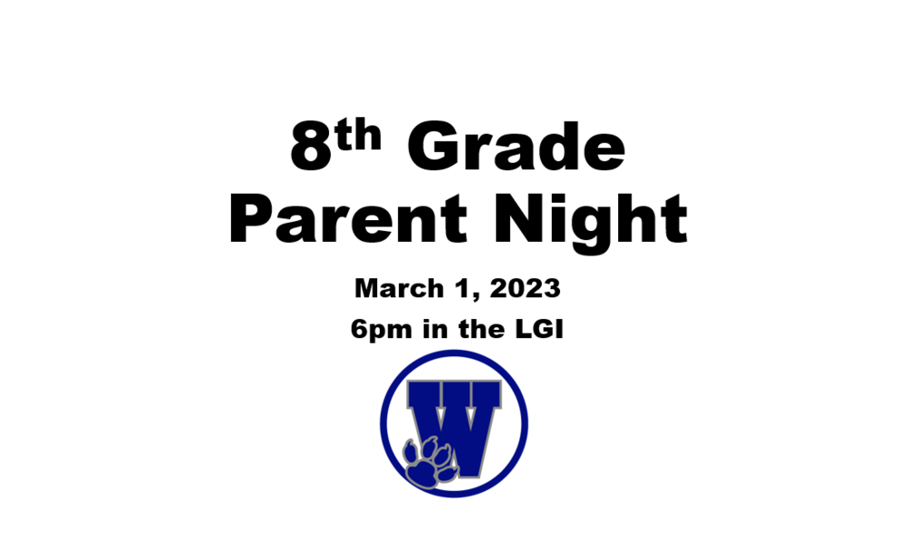 Guidance Counseling s 8th Grade Parent Night Westfield Academy And